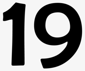 Number 19 Png - 1000x1000 PNG Download - PNGkit