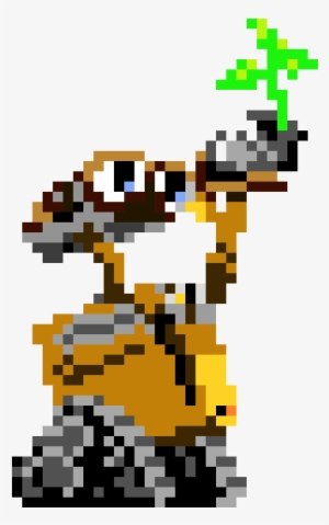 Better Wall-e - Wall E Pixel Art - 360x380 PNG Download - PNGkit