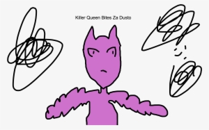 Part 4my High Effort Killer Queen Drawing - Cartoon - 2800x1400 PNG ...