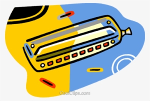 Harmonica Royalty Free Vector Clip Art Illustration - Harmonica ...