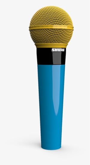 Sm58 Shure Microphone - Transparent Background Microphone Clipart ...