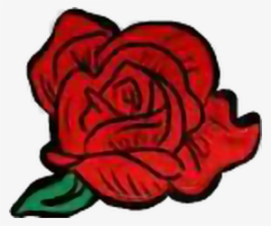 Rose Red Rosered Aesthetic - Red Aesthetic Stickers Png - 556x464 PNG ...
