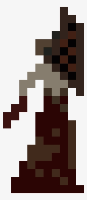 Pyramid Head Costume - Bow Pixel Art - 770x1680 PNG Download - PNGkit