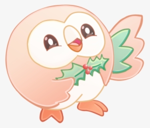 Christmas Rowlet - Totodile - 640x539 PNG Download - PNGkit