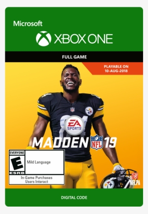 Madden Nfl 19, Electronic Arts, Xbox One, [digital - Madden 19 Cover ...