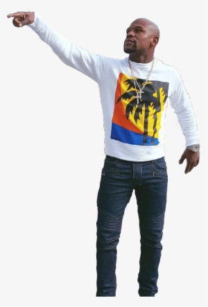 Personfloyd Mayweather Pointing - Person Pointing No Background ...