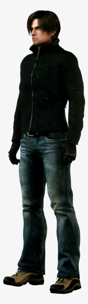 Leons Costume - Resident Evil 2 Remake Leon Render - 583x1350 PNG ...