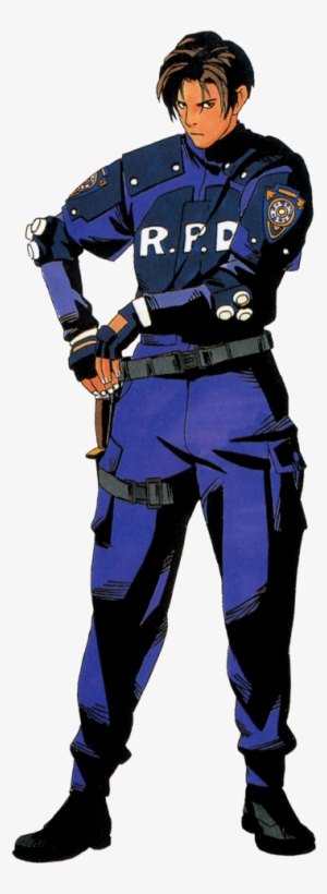 Leons Costume - Resident Evil 2 Remake Leon Render - 583x1350 PNG ...