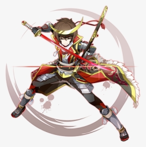 Samurai - Logres Dual Blades - 376x380 PNG Download - PNGkit
