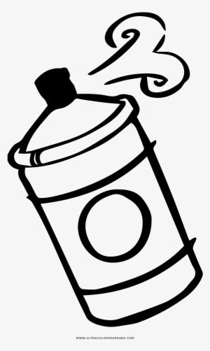 Spray Can Coloring Page - Aerosol Spray - 1000x1000 PNG Download - PNGkit