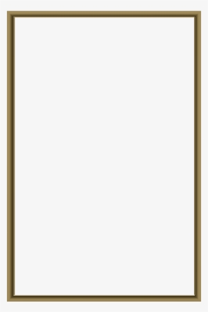 Gold Trim - Gold Frame Png - 448x673 PNG Download - PNGkit