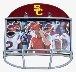 Limited Edition Signed Clay Helton Usc Helmet/mask - Fanmats Ncaa Univ ...