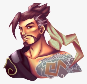 Overwatch Fanart - Reaper Side View Overwatch - 600x546 PNG Download ...