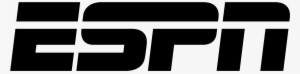 Espn Logo Black - Black-and-white - 2400x598 PNG Download - PNGkit