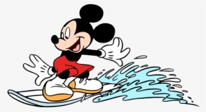Mickey Mouse Clip Art - Mickey Mouse Surfing - 743x405 PNG Download ...