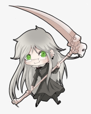 Japanese Drawing Shinigami - Undertaker Black Butler Chibi - 550x725 ...