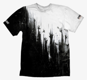Dying Light T-shirt Black & White - Dying Light Merch - 1000x1023 PNG ...