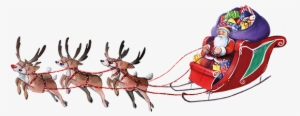 View The Range - Santa Sleigh Png Transparent - 600x230 PNG Download ...