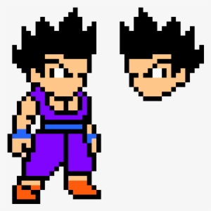 Gohan-san - Pixel Art - 640x510 PNG Download - PNGkit