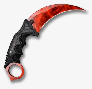 Karambit Tiger Tooth - Karambit Pixel Art - 510x610 PNG Download - PNGkit