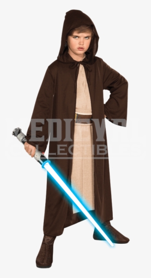 Kids Star Wars Jedi Knight Robe - Jedi Costume For Kids - 850x850 PNG ...
