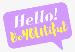 Branding Hello Purple Background - Life Is Beautiful - Notebook ...