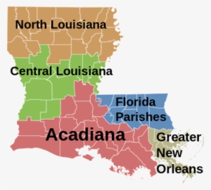 Louisiana Regions Map - Louisiana Regions - 400x360 PNG Download - PNGkit