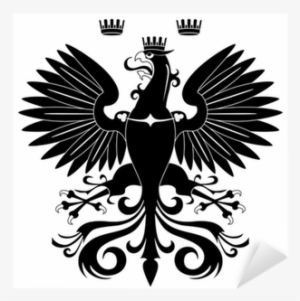 Heraldic - Heraldic Raven - 853x936 PNG Download - PNGkit