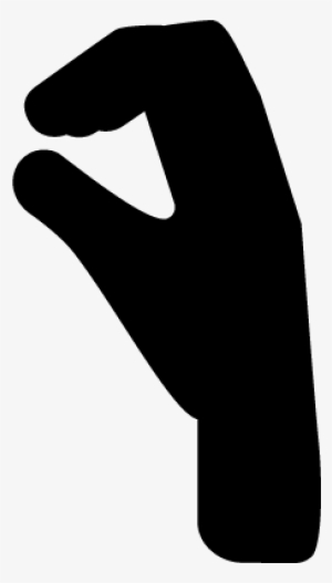 Hand Fingers Posture Silhouette Vector - Hand Silhouette Png - 400x400 ...