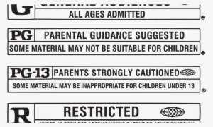 Mpaa Releases New Movie Ratings - Pg Parental Guidance Suggested ...