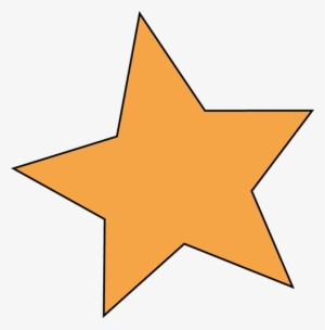 Orange Transparent Stars - Orange Star No Background - 493x500 PNG ...