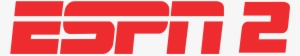 Espn 2 Logo Png Clip Art Royalty Free Stock - Espn 2 - 2000x429 PNG ...