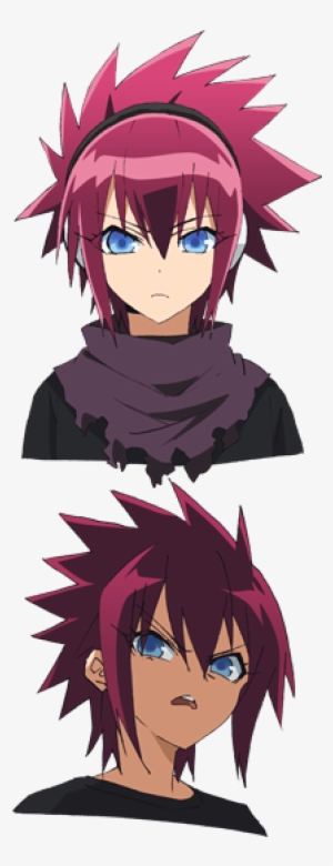 Shimon Anime Face Design - Twin Star Exorcist Shimon - 300x600 PNG ...