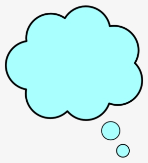 Blue Thought Bubble Svg Clip Arts 540 X 595 Px - 540x595 PNG Download ...