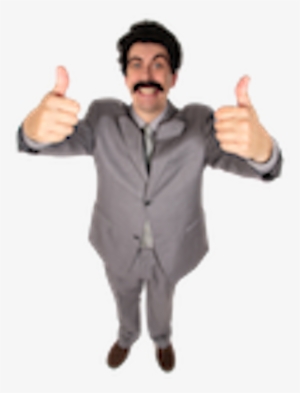 1 Yr - Thumbs Up Borat Png - 500x655 PNG Download - PNGkit