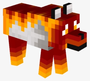 H36l7gt - Wolf Of Fire Minecraft - 422x383 PNG Download - PNGkit