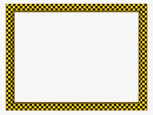 Yellow Black Funky Checker - Clip Art - 600x450 PNG Download - PNGkit