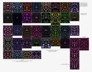 Click For Full Sized Image Non-arcade Mazes - Ms Pac Man Arcade Mazes ...