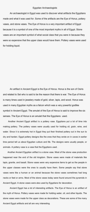 Egyptian Archaeologists An Archaeologist In Egypt Was - Research Paper ...