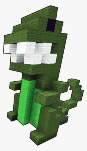 Let's Build A Little Green Dinosaur In Minecraft - Dinosaur Minecraft ...