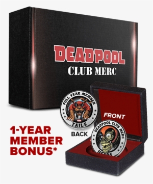 Sign Up For Yours - Deadpool Club Merc Crate - 440x505 PNG Download ...