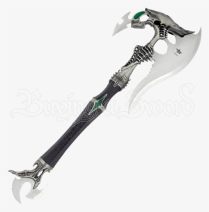 Alien Head Fantasy Axe - Fantasy Axe - 550x550 PNG Download - PNGkit