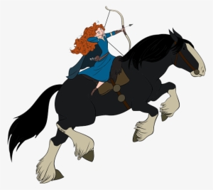 Merida Riding Angus - Merida And Angus 1 Tote Bag, Adult Unisex ...
