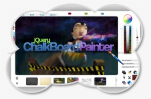 Jquery Chalkboard Painting App - Painting - 596x376 PNG Download - PNGkit