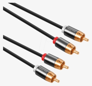 Cinch Cable, 2x Rca Cinch Plug, 3 M Deleycon Mk-mk217 - Deleycon ...