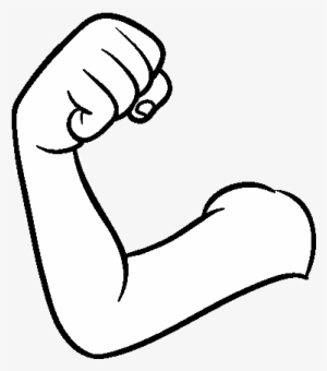 Arm Coloring Page - Drawing - 600x470 PNG Download - PNGkit