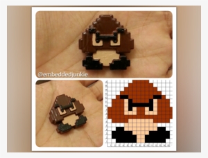 8-bit Goomba By The Embeddedjunkie Shop - Goomba - 450x342 PNG Download ...