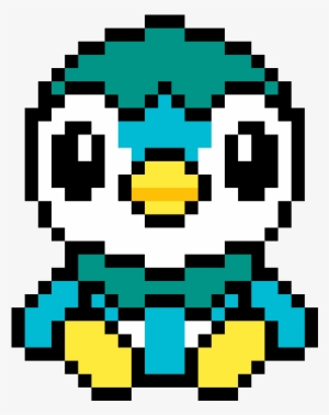 Piplup - Pixel Art Pokemon Starter - 1200x1200 PNG Download - PNGkit