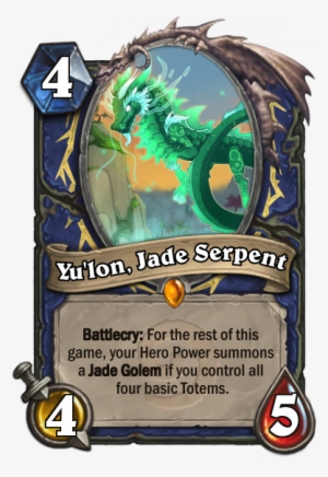 Summoned All Your Totems Summon A Jade Golem Instead - Hearthstone Tol ...