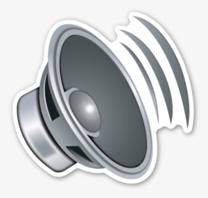 Speaker With Three Sound Waves - Sound Emoji - 477x451 PNG Download ...